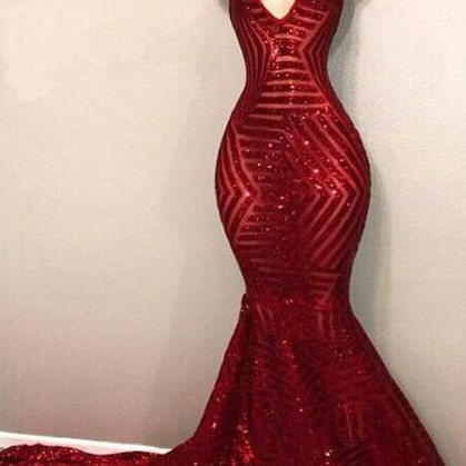 Deep V Neck Prom Dresses Long Evening Dresses on Luulla