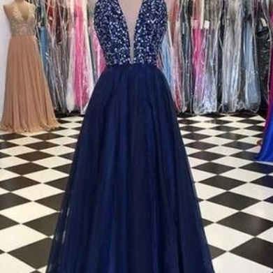Halter V-neck Prom Dress Freshman Dress on Luulla
