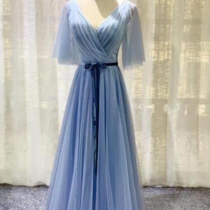 Elegant Light Blue A-line Prom Dresses on Luulla