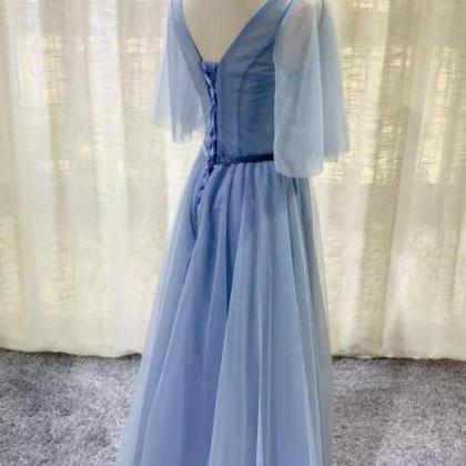 Elegant Light Blue A-line Prom Dresses on Luulla