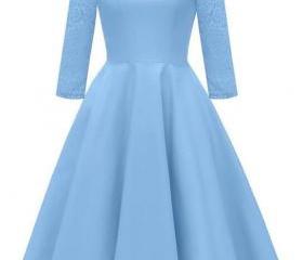 Cute Lace Gorgeous Long Sleeves Party Dress on Luulla