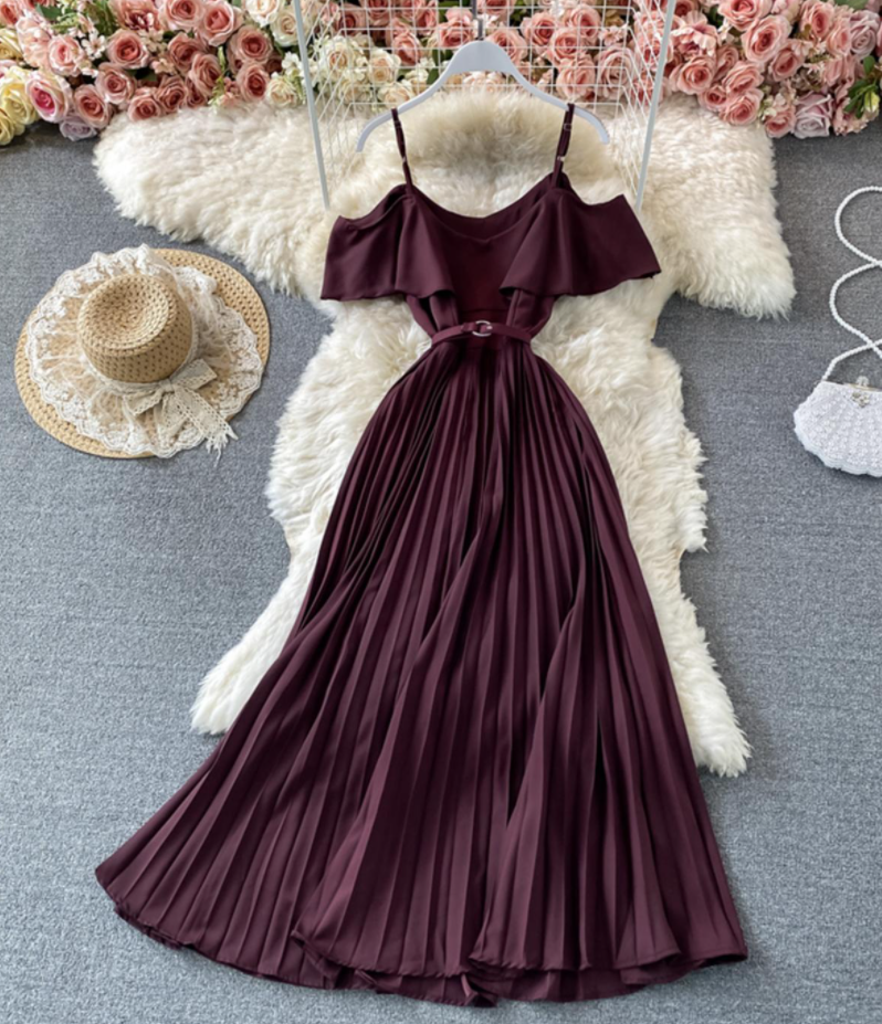 Cute Off Shoulder A Line Dress Fashion Dress on Luulla