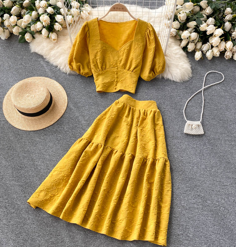 Cute Two Pieces A Line Dress Fashion Dress on Luulla