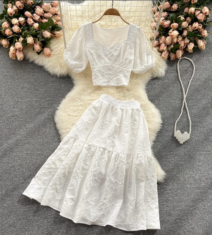 Cute Two Pieces A Line Dress Fashion Dress on Luulla