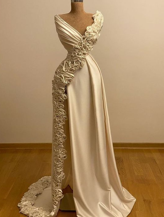 Sexy Long Prom Dress With Slit Formal Occasion Pageant Dress on Luulla