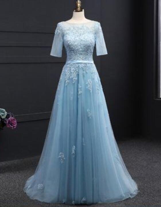 Light Sky Blue Prom Dresses on Luulla