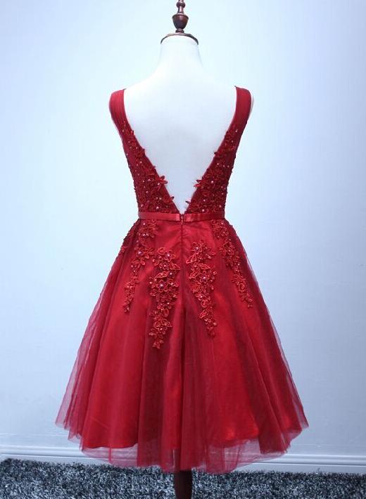 Cute Short Red Homecoming Dress on Luulla