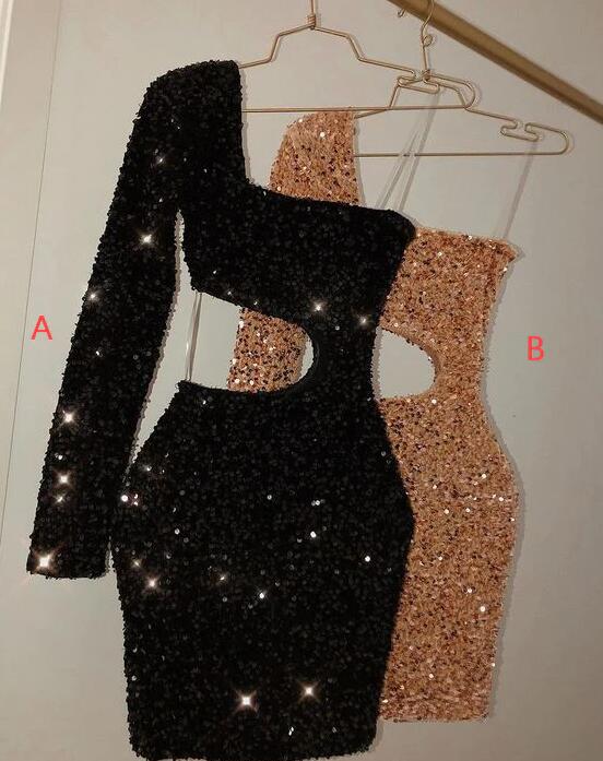 Beautiful Short Sequin Prom Dresses on Luulla