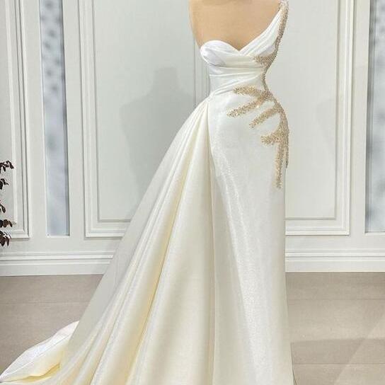 Sexy Ivory Long Formal Prom Dresses on Luulla