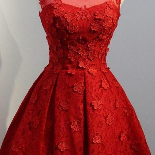 Sexy Red Short Homecoming Dress on Luulla