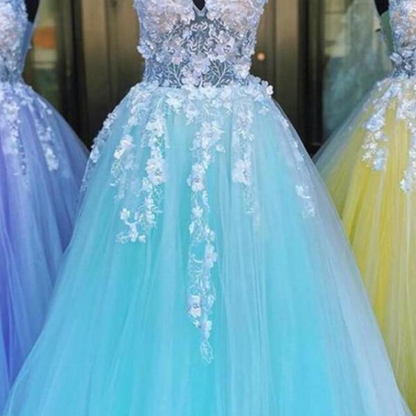 Cap Sleeve Long Beaded Senior Prom Dress With Lace Applique on Luulla