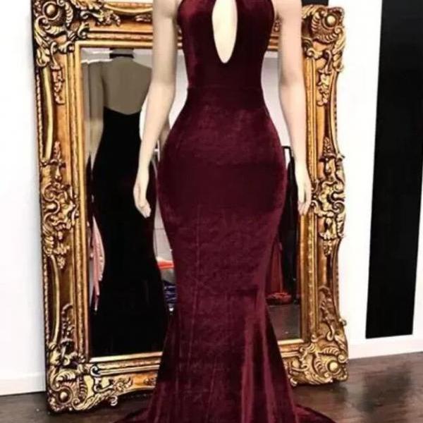 A Line Blue Prom Dresses, Long Evening Dresses on Luulla