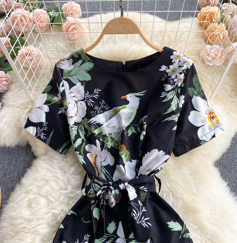 Cute Short Floral Dress Summer Dress on Luulla