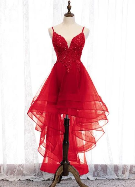 High Low V-neckline Prom Dresses on Luulla