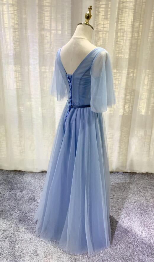 Elegant Light Blue A-line Prom Dresses on Luulla