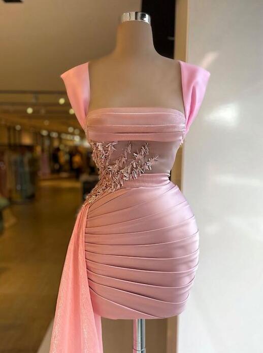 Mermaid Pink Prom Dresses, Short Prom Dresses on Luulla